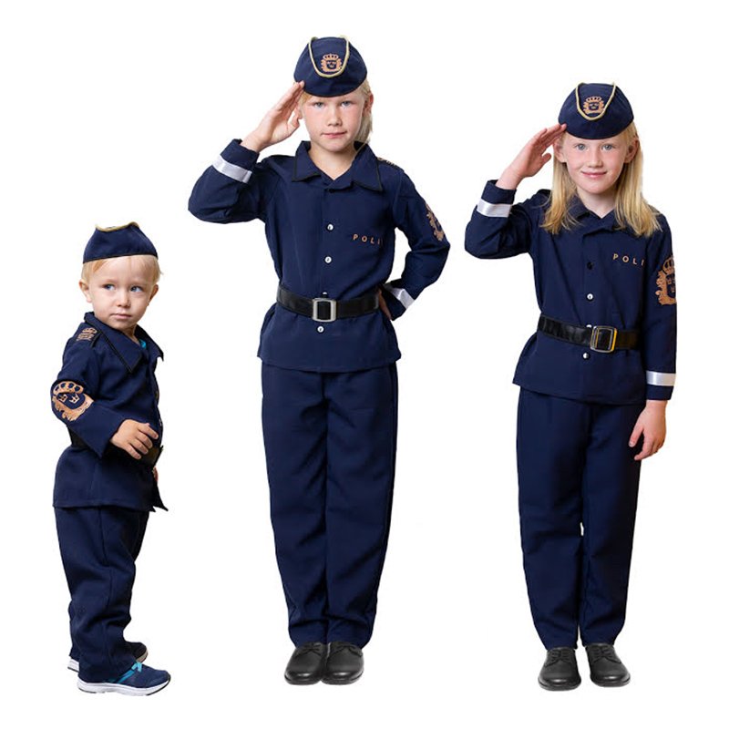 Polisuniform Barn – Svenska Hjältar